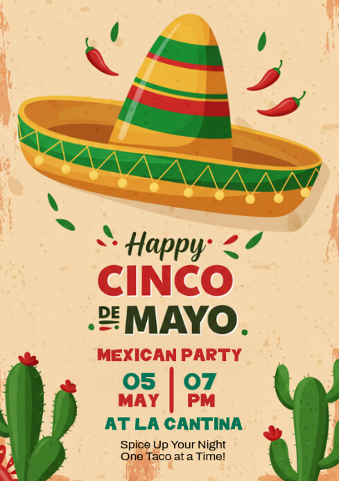 Copy of happy cinco de mayo | PosterMyWall